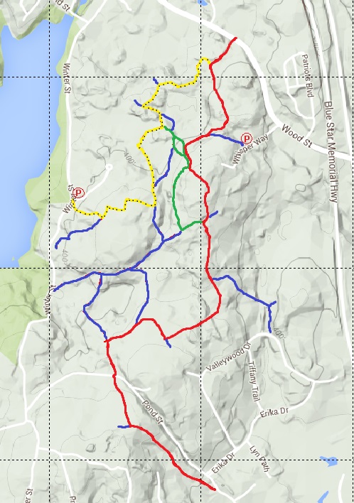 Trails in Hopkinton, Massachusetts